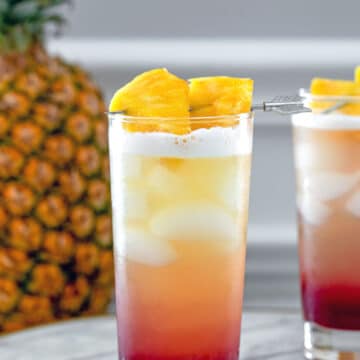 Tropical Gin Sunrise Cocktail Recipe | We are not Martha