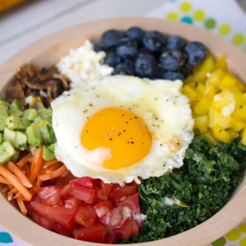 Veggie Breakfast Bowls + an Egg - We are not Martha