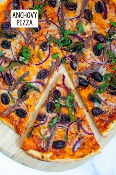 Anchovy Pizza Recipe - We are not Martha