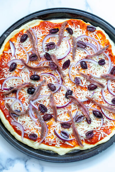 Anchovy Pizza Recipe - We are not Martha