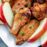 Apple Cider Chicken Wings Recipe - We are not Martha