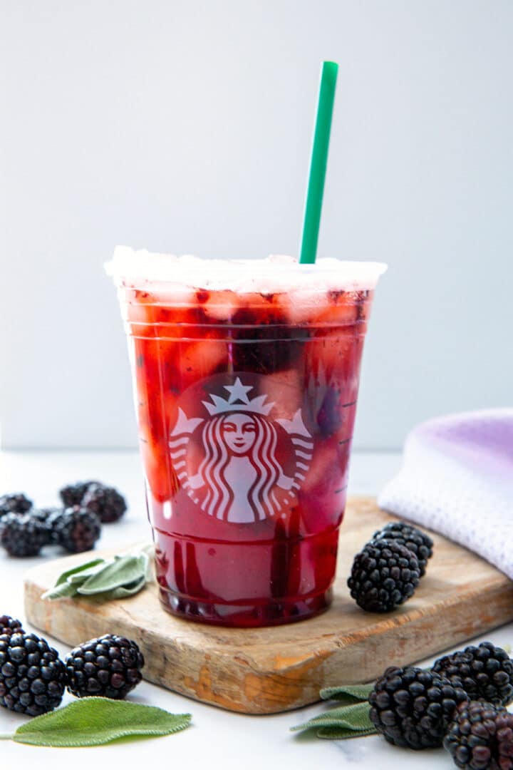 Blackberry Sage Refresher {Starbucks Copycat} Recipe