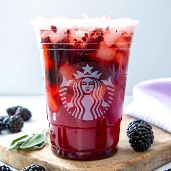 Blackberry Sage Refresher {Starbucks Copycat} Recipe