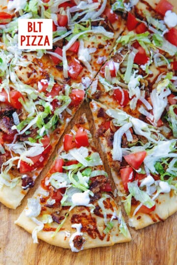 BLT Pizza Recipe - We are not Martha
