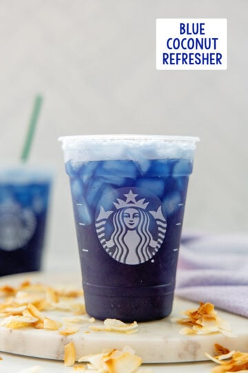 Starbucks Blue Coconut Refresher Copycat