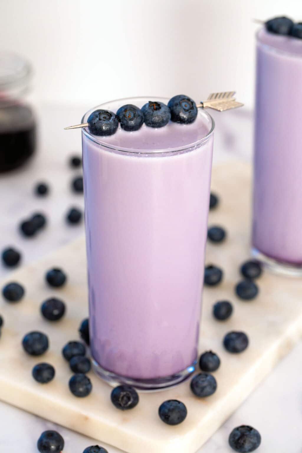 Blueberry Milk Recipe - We are not Martha