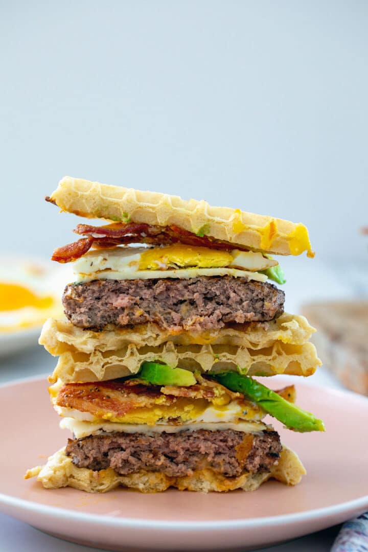 Breakfast Burgers Recipe - We are not Martha