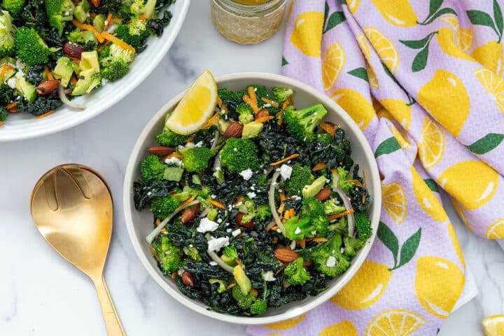 Broccoli Kale Salad Recipe - We are not Martha