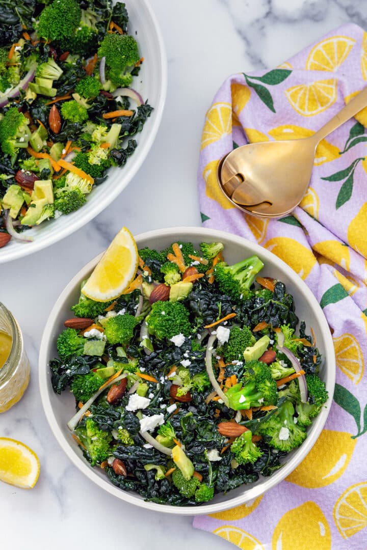Broccoli Kale Salad Recipe - We are not Martha