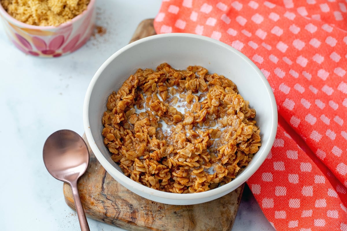 Brown Sugar Cinnamon Oatmeal Recipe - We are not Martha