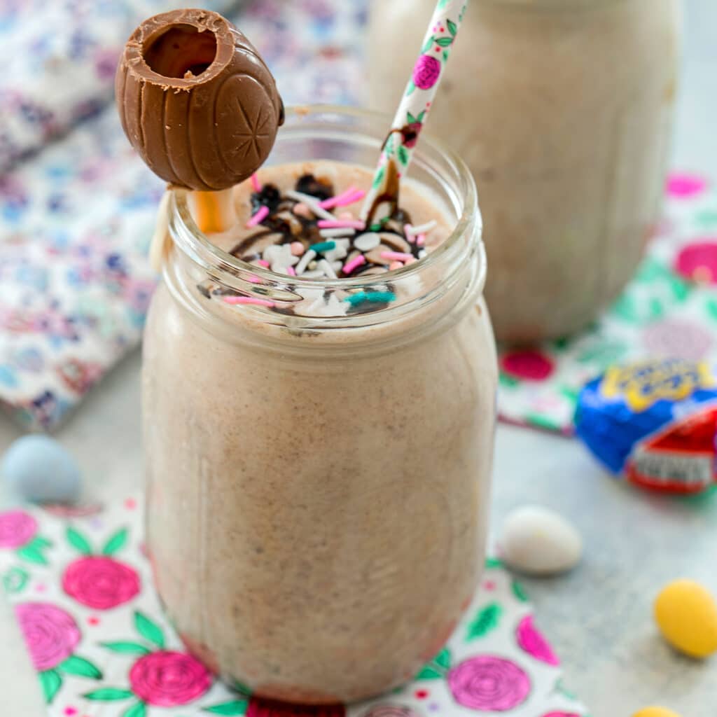 Cadbury Egg Milkshake Recipe - We are not Martha