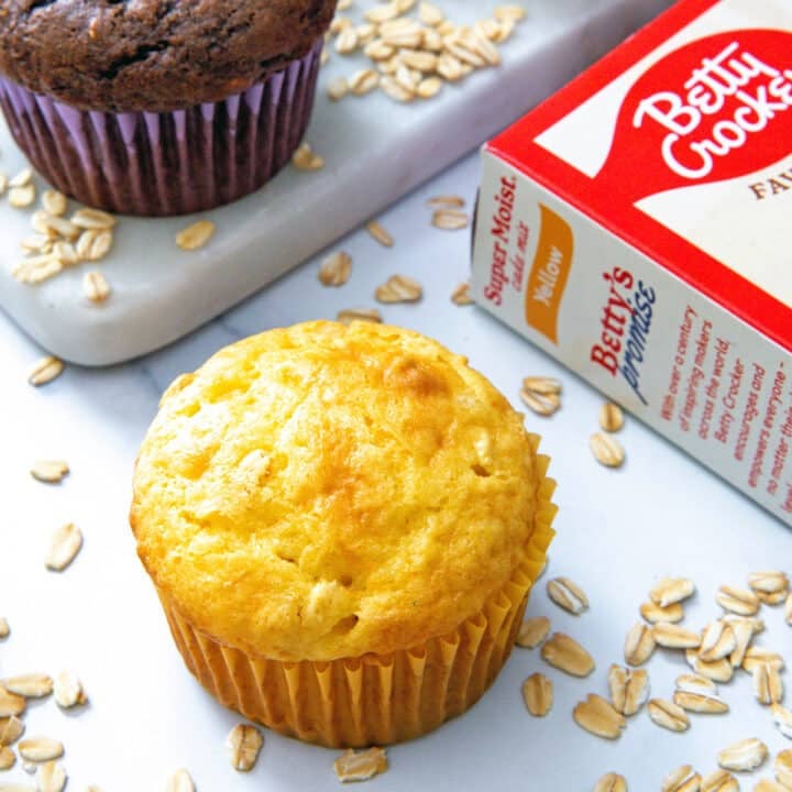 Cake Mix Muffins Recipe - We are not Martha