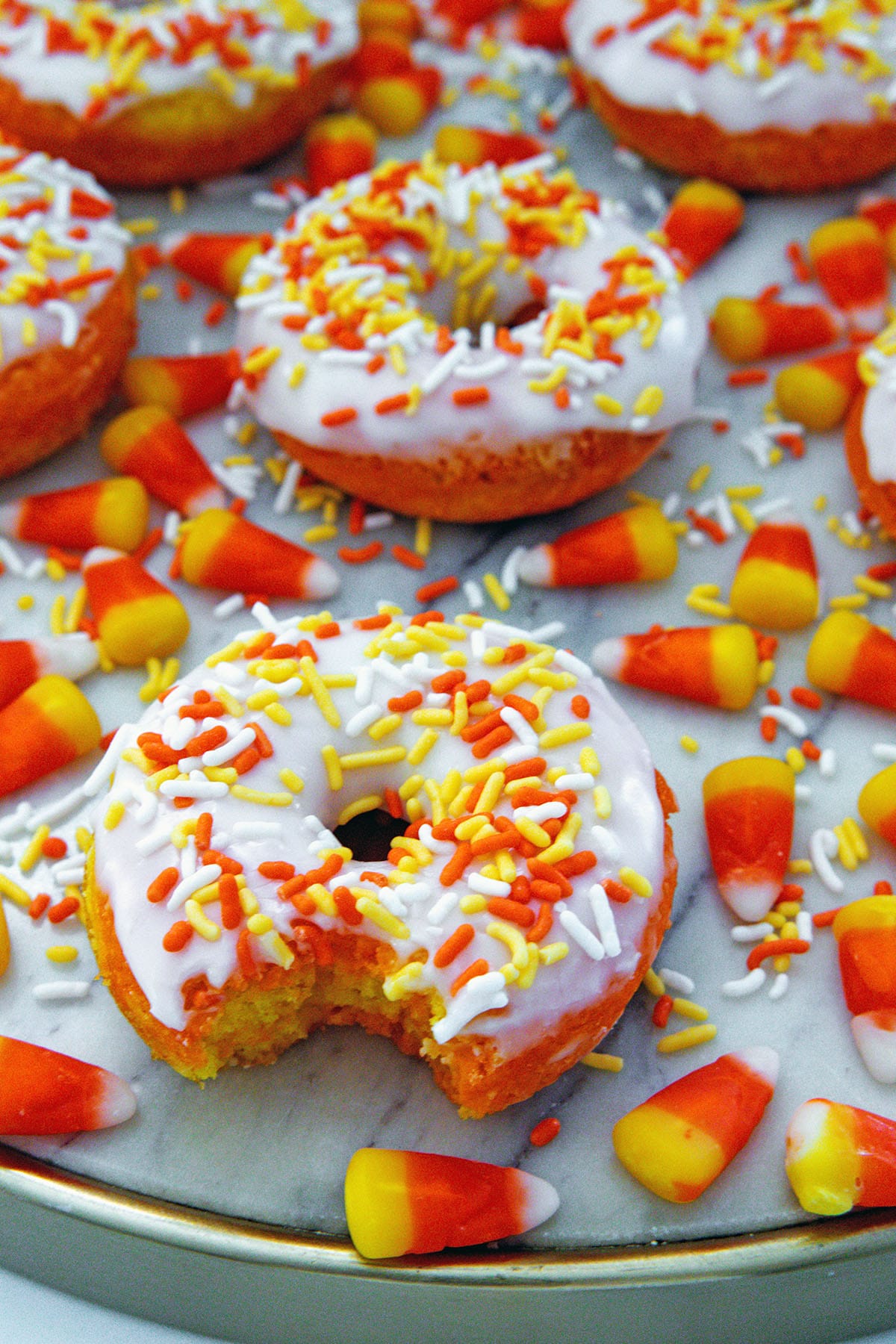Candy Corn Donuts Recipes - We are not Martha