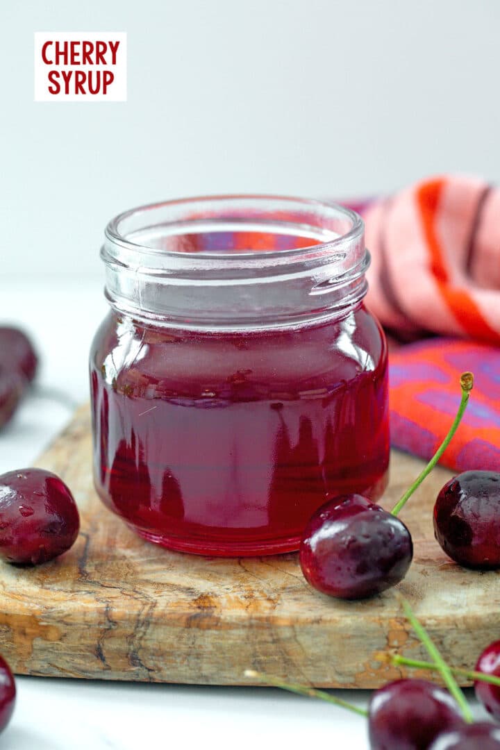 Cherry Syrup Recipe - We are not Martha