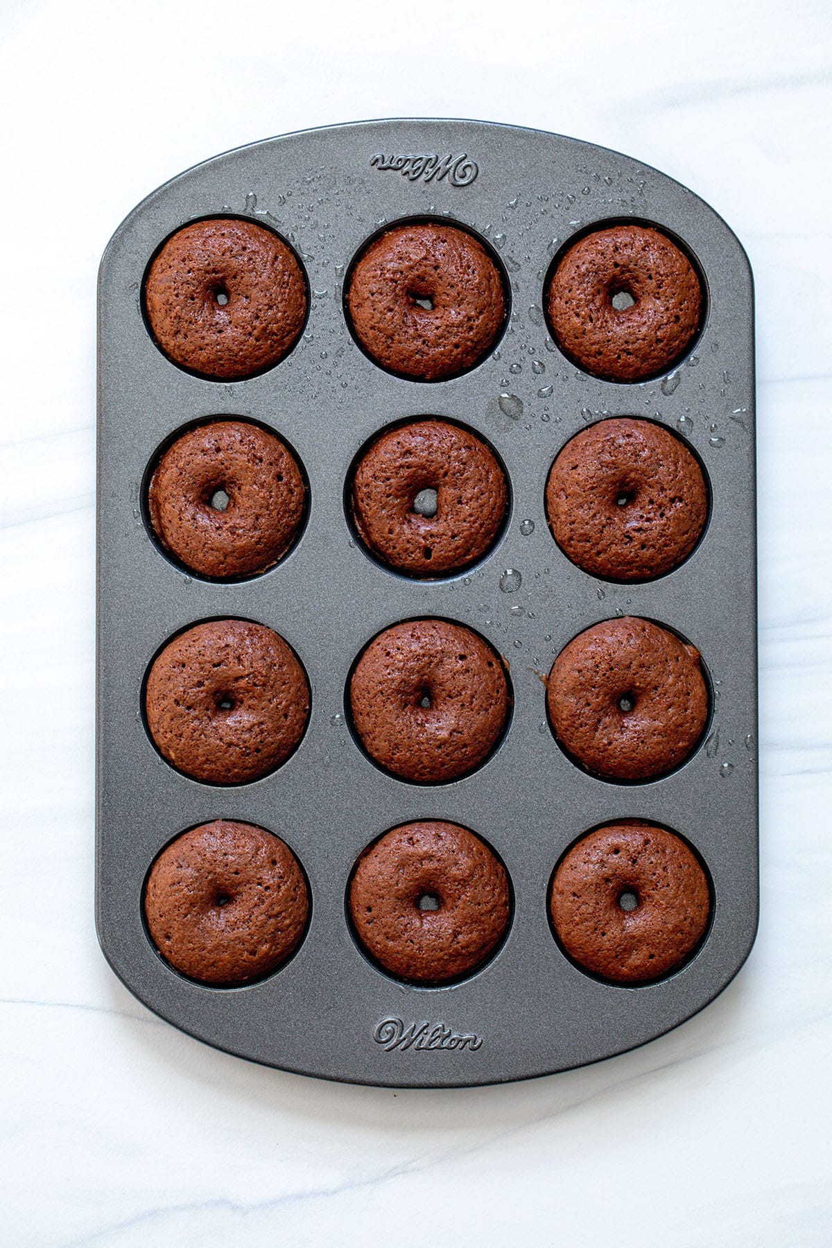 Mini Chocolate Donuts Recipe - We are not Martha