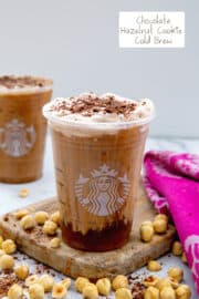 Chocolate Hazelnut Cookie Cold Brew {Starbucks Copycat Recipe}