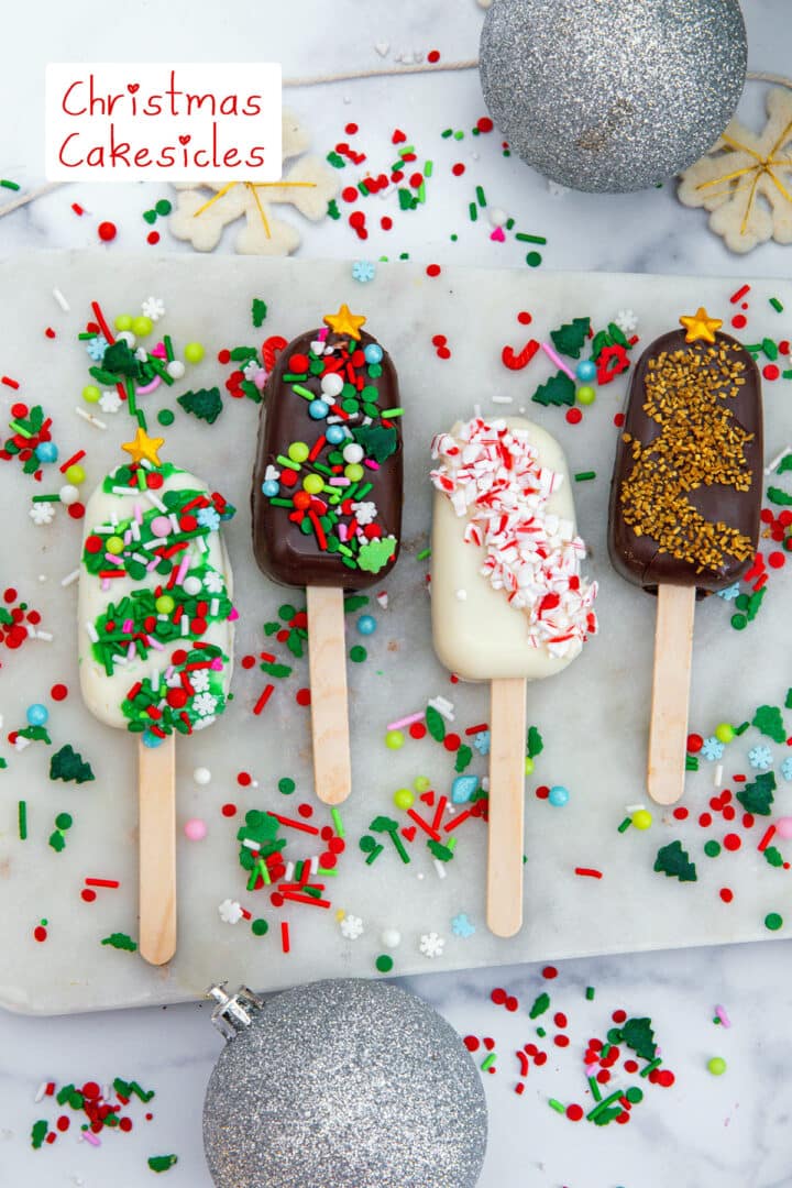 Christmas Cakesicles Recipe - We are not Martha