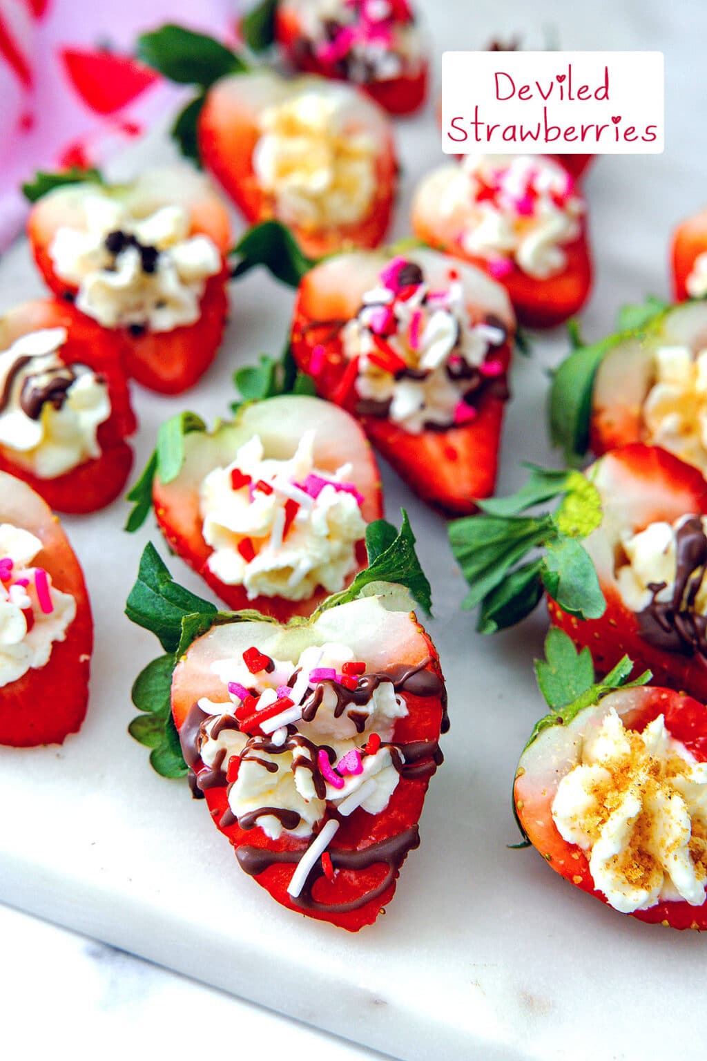 Deviled Strawberries Recipe - We are not Martha