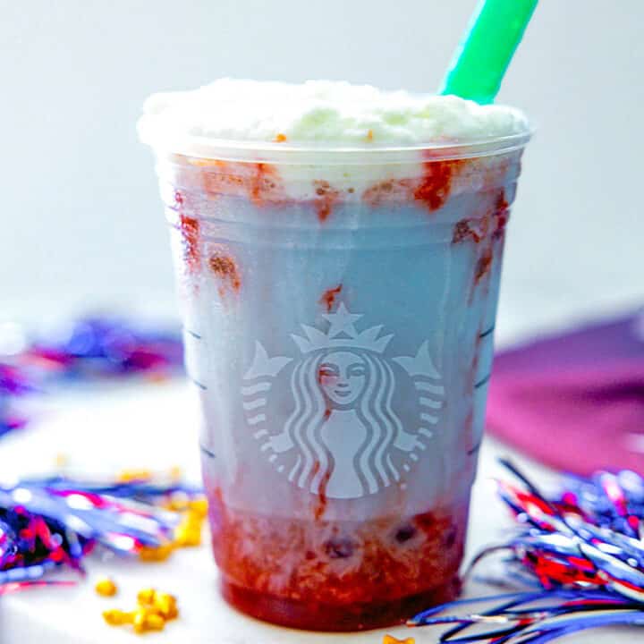 Firework Frappuccino {Starbucks Copycat}