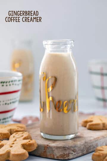 Gingerbread Coffee Creamer Recipe- We are not Martha