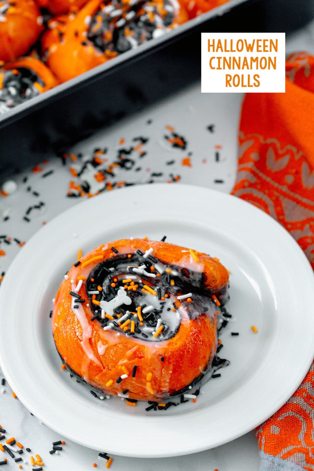 Halloween Cinnamon Rolls Recipe - We are not Martha