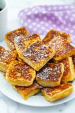 Hawaiian Roll French Toast Recipe - We are not Martha