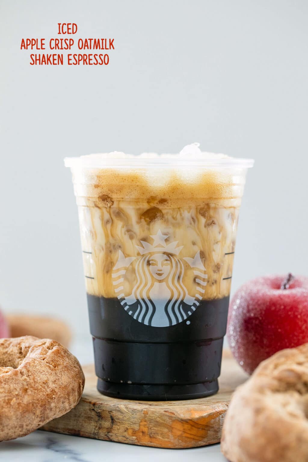 Iced Apple Crisp Oatmilk Shaken Espresso {Starbucks Copycat Recipe}