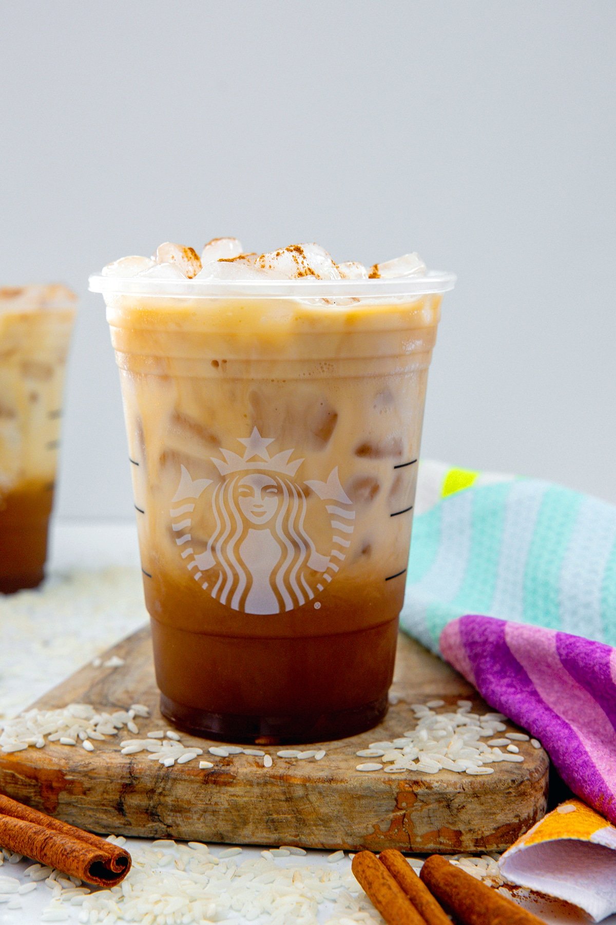 Iced Horchata Oatmilk Shaken Espresso {Starbucks Copycat}