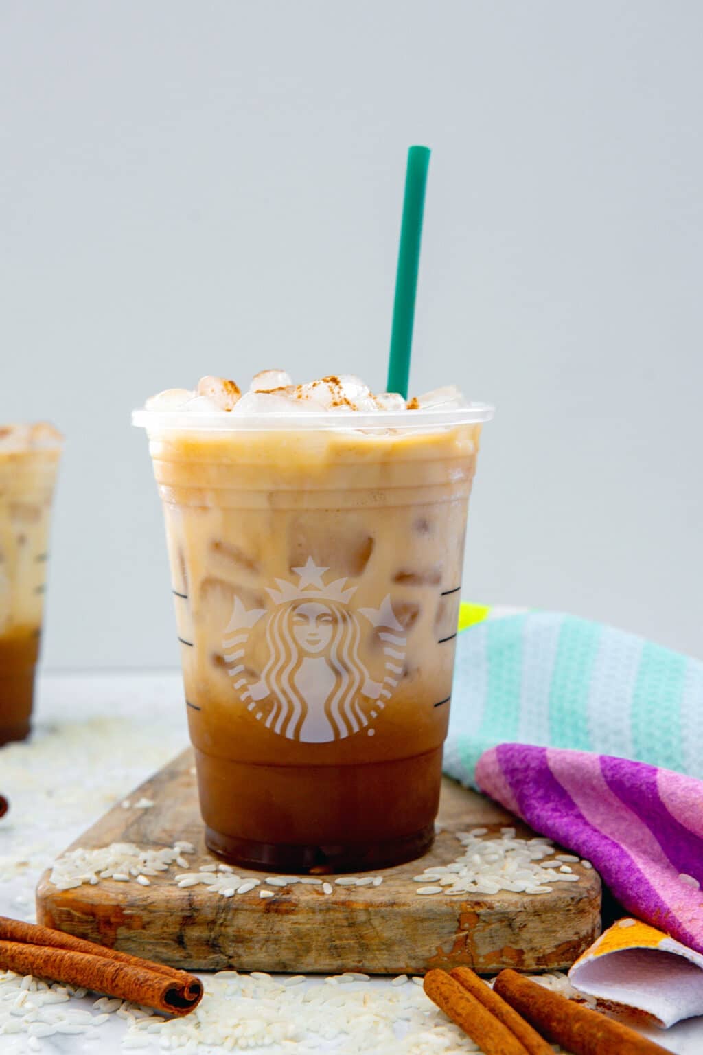 Iced Horchata Oatmilk Shaken Espresso {Starbucks Copycat}