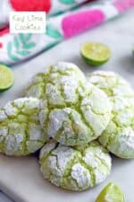 Key Lime Cookies Recipe - We are not Martha