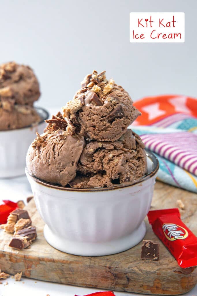 Kit Kat Ice Cream Recipe - We are not Martha
