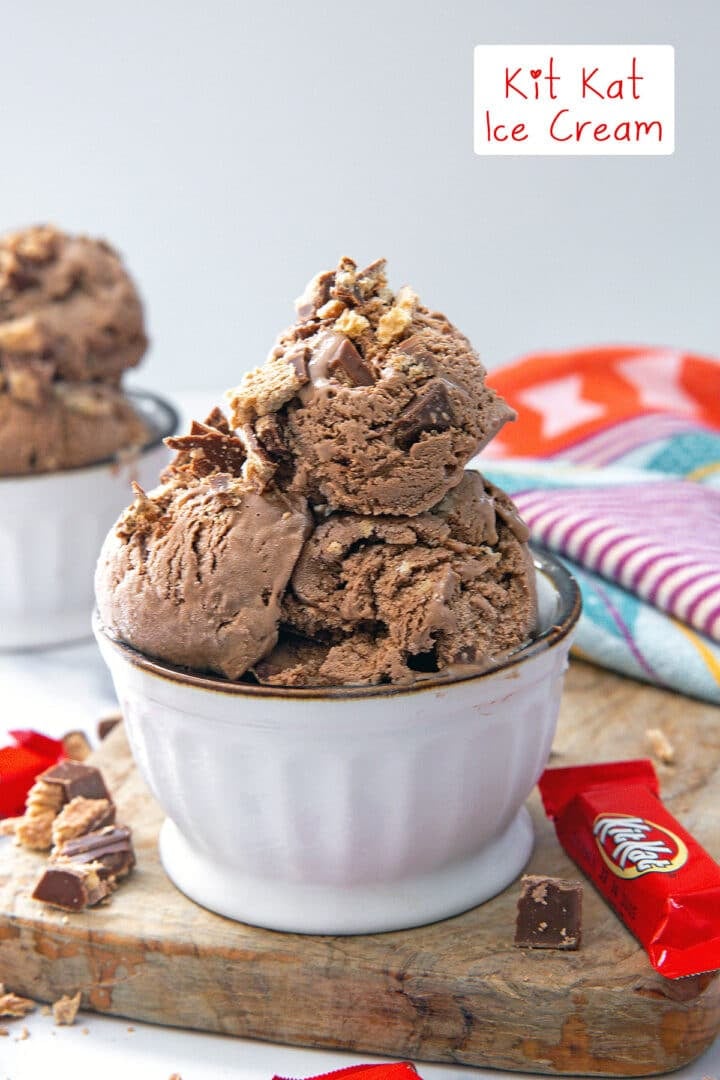 Kit Kat Ice Cream Recipe - We are not Martha