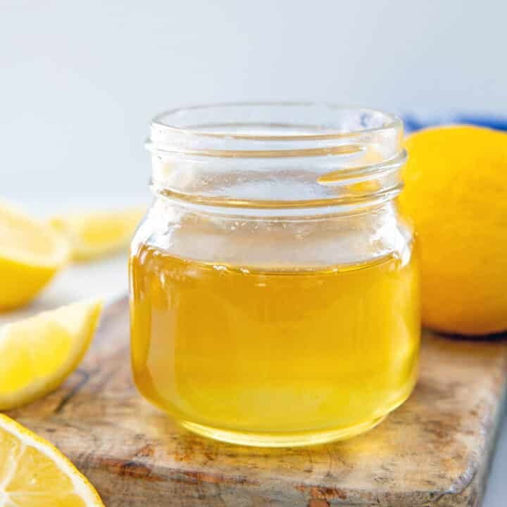 Lemon Simple Syrup Recipe - We are not Martha