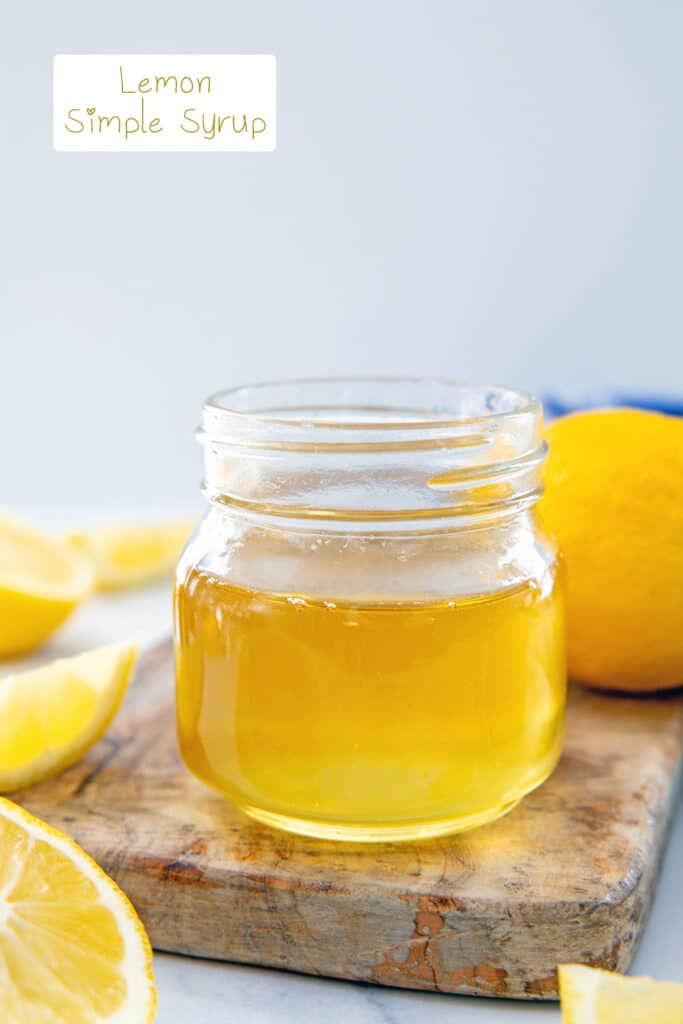 Lemon Simple Syrup Recipe - We are not Martha
