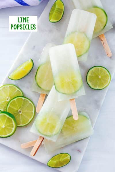 Lime Popsicles Recipe - We are not Martha