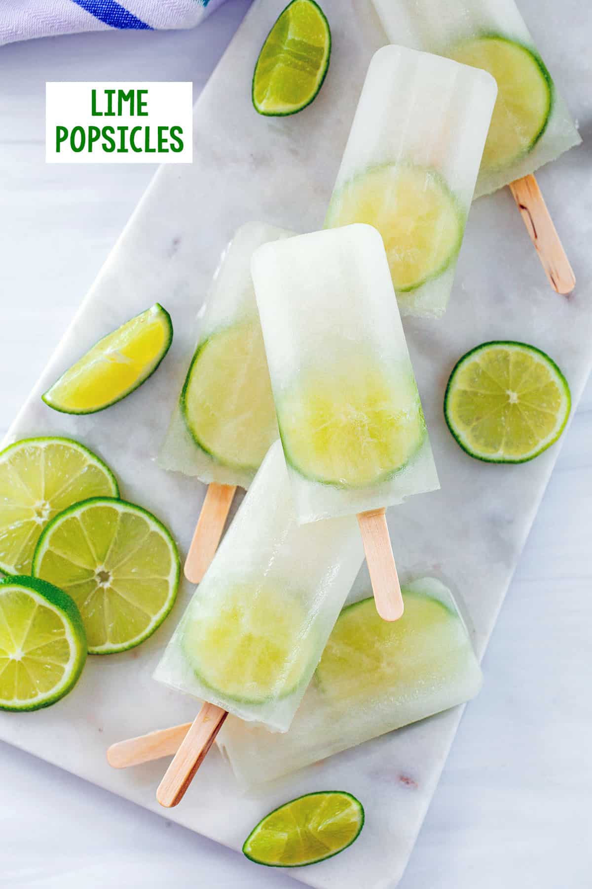 Lime Popsicles Recipe - We are not Martha
