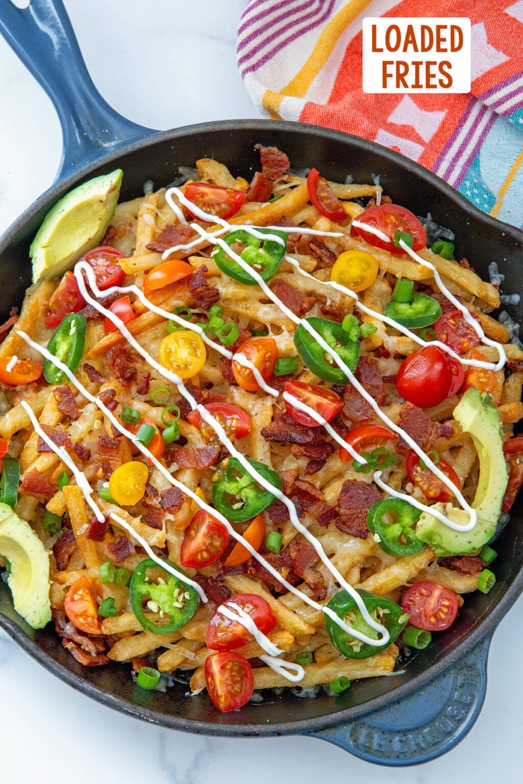 Loaded Fries Recipe - We are not Martha