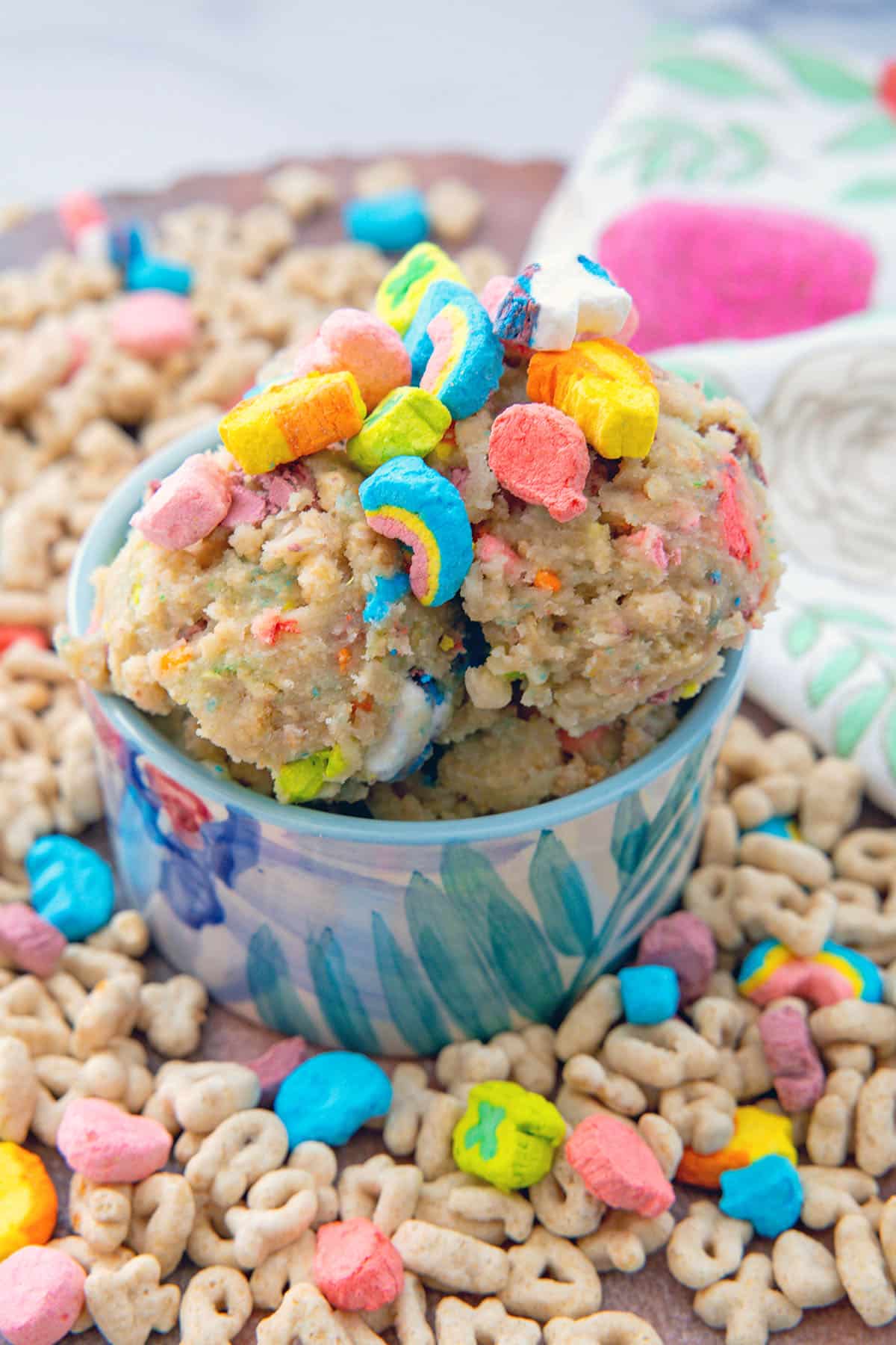 Lucky Charms Cookie Dough Recipe - We are not Martha