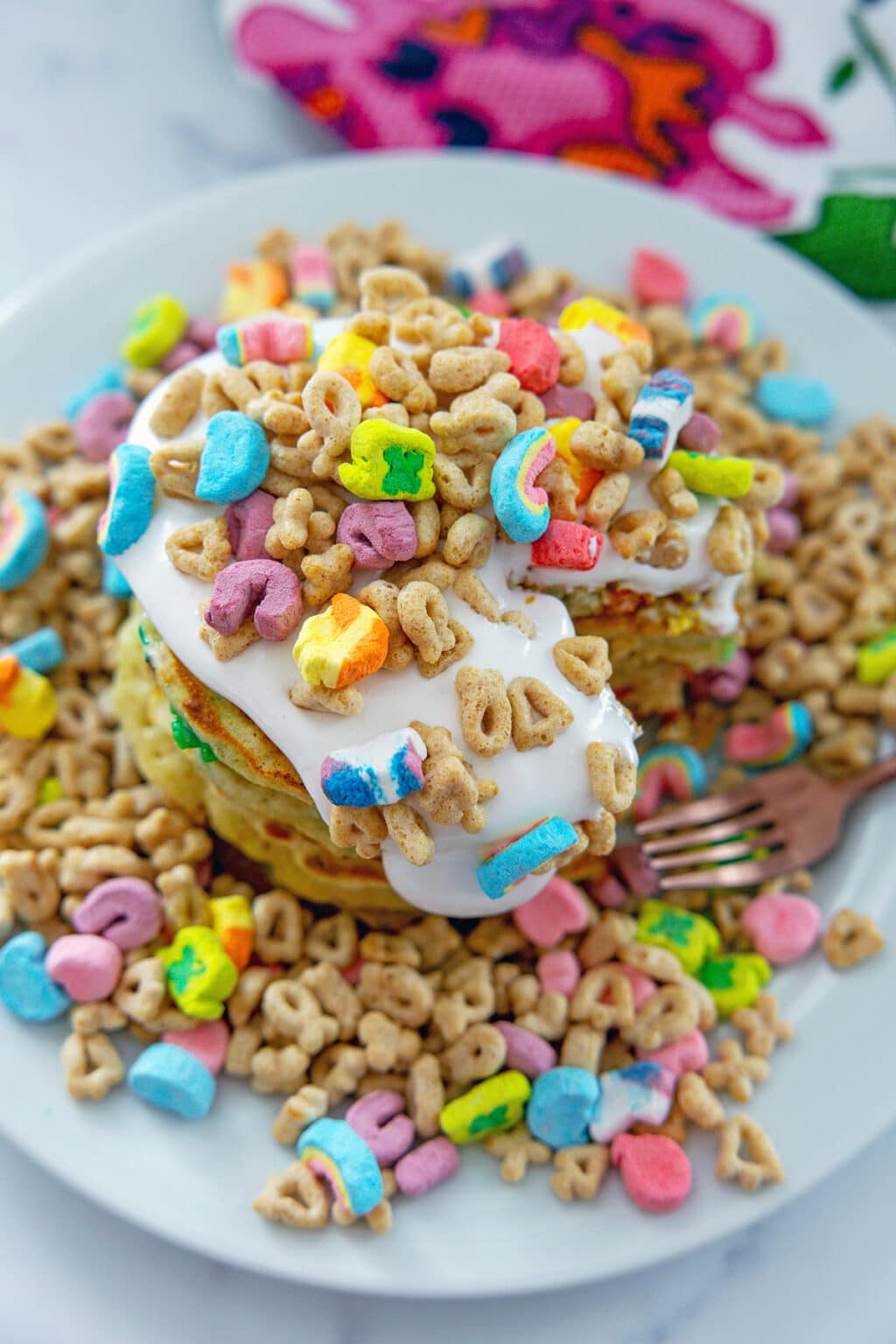 Lucky Charms Pancakes Recipe - We are not Martha