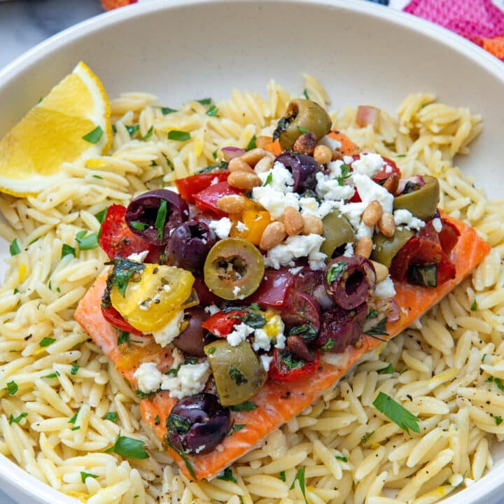 Mediterranean Salmon Recipe - We are not Martha