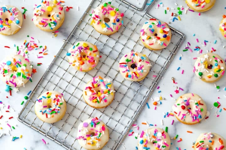 Mini Donuts Recipe - We are not Martha
