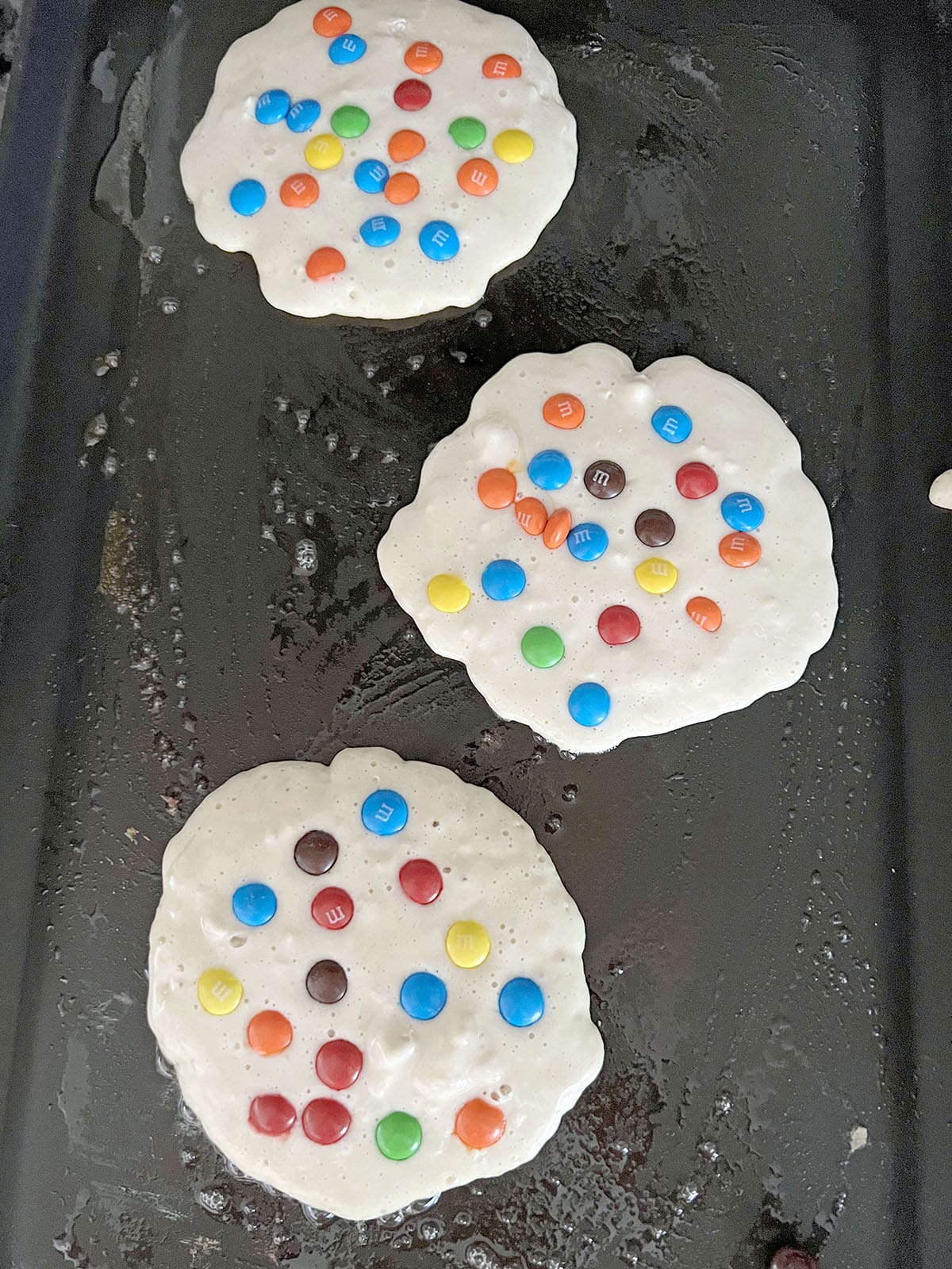 M&M Pancakes Recipe - We are not Martha