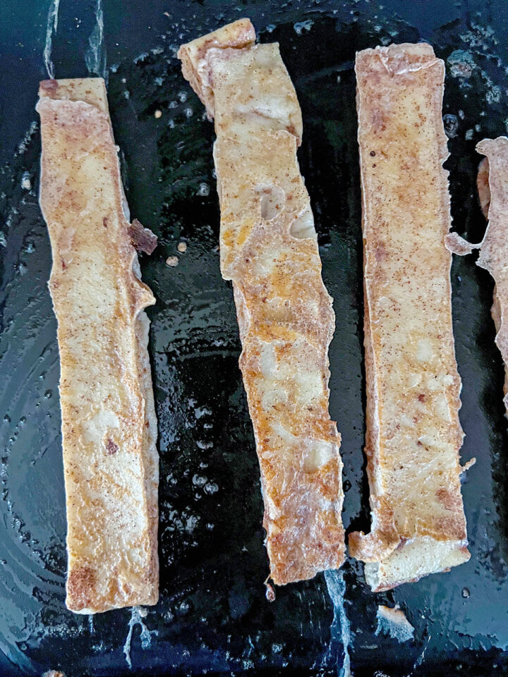 Cinnamon Sugar Naan French Toast Sticks | We are not Martha