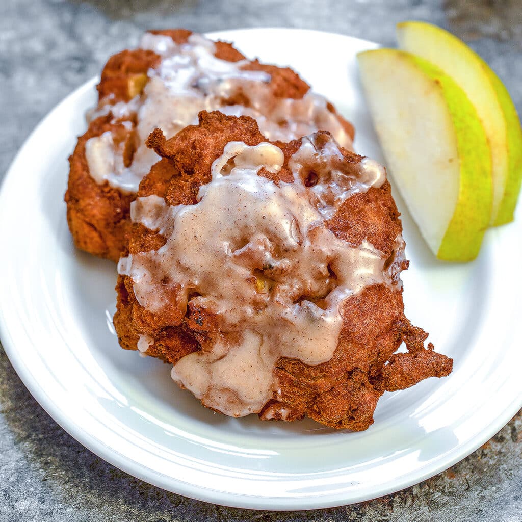 Pear Fritters Recipe - We are not Martha