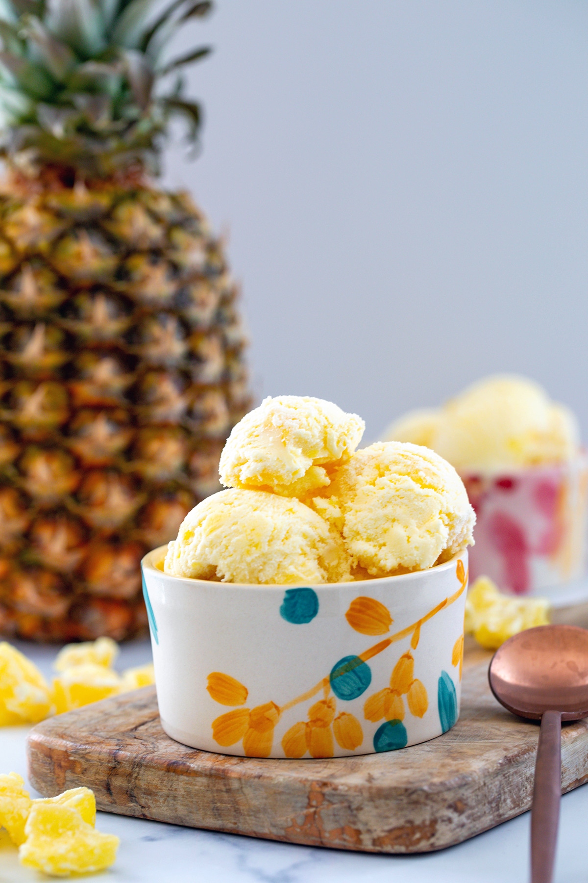 Pineapple Ice Cream Recipe - We are not Martha
