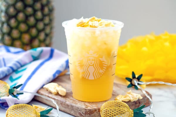 Pineapple Passionfruit Refresher Recipe - We are not Martha
