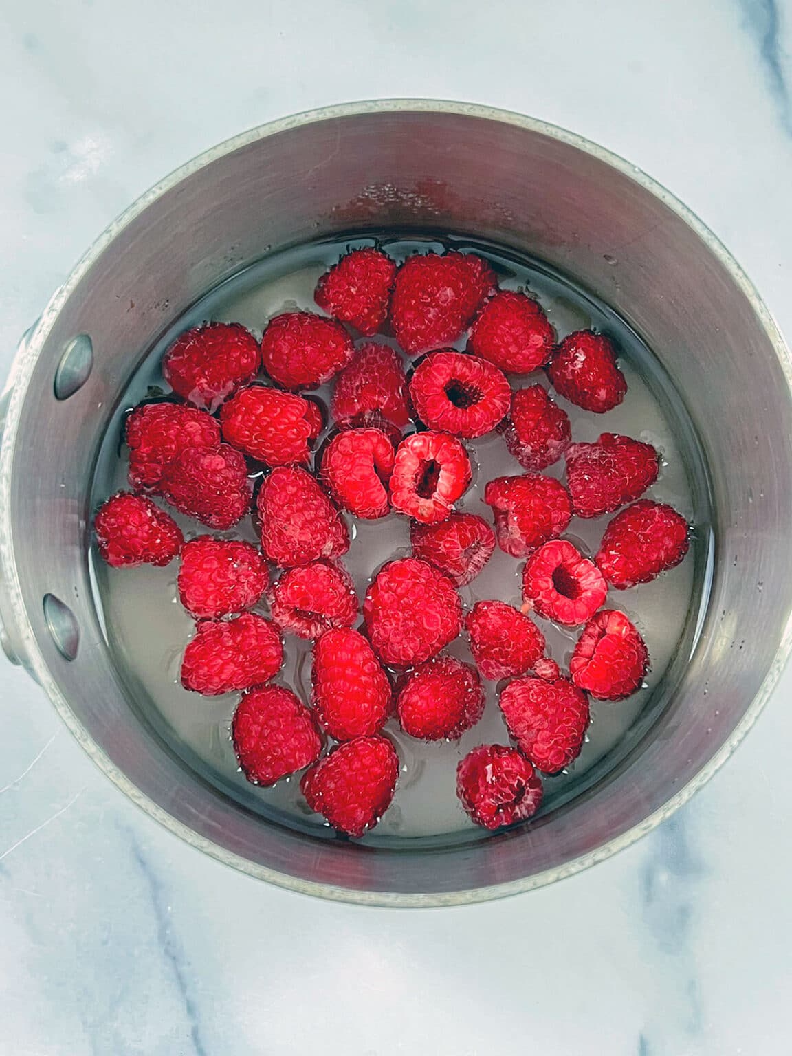 Raspberry Simple Syrup Recipe - We are not Martha