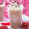 Red Velvet Frappuccino {Starbucks Copycat Recipe} - We are not Martha