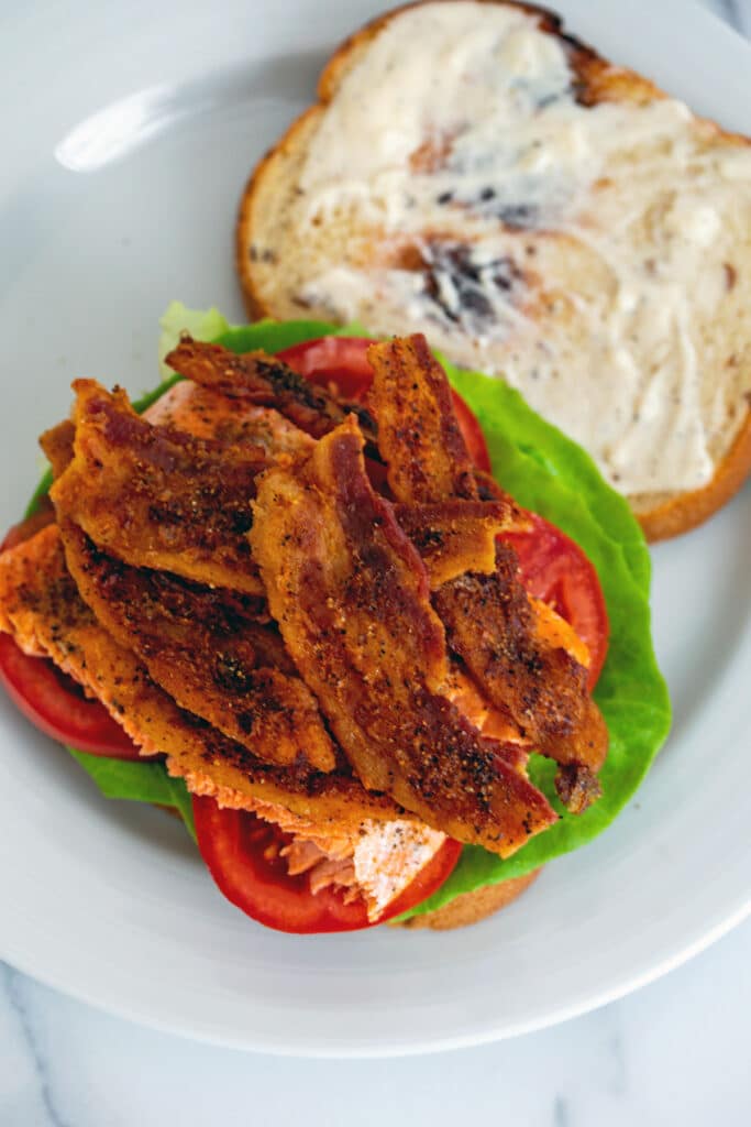 Salmon BLT Recipe - We are not Martha