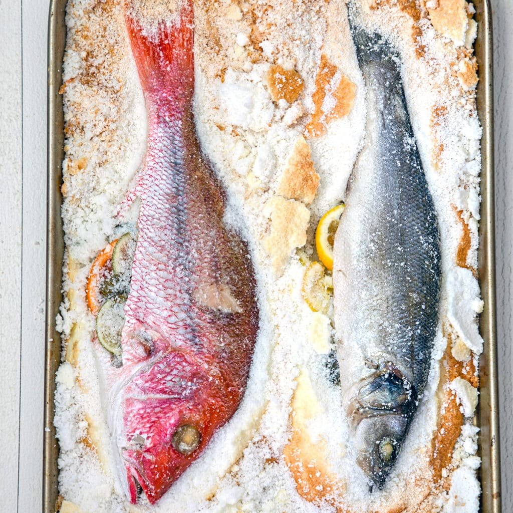 Salt Baked Fish Recipe - We are not Martha